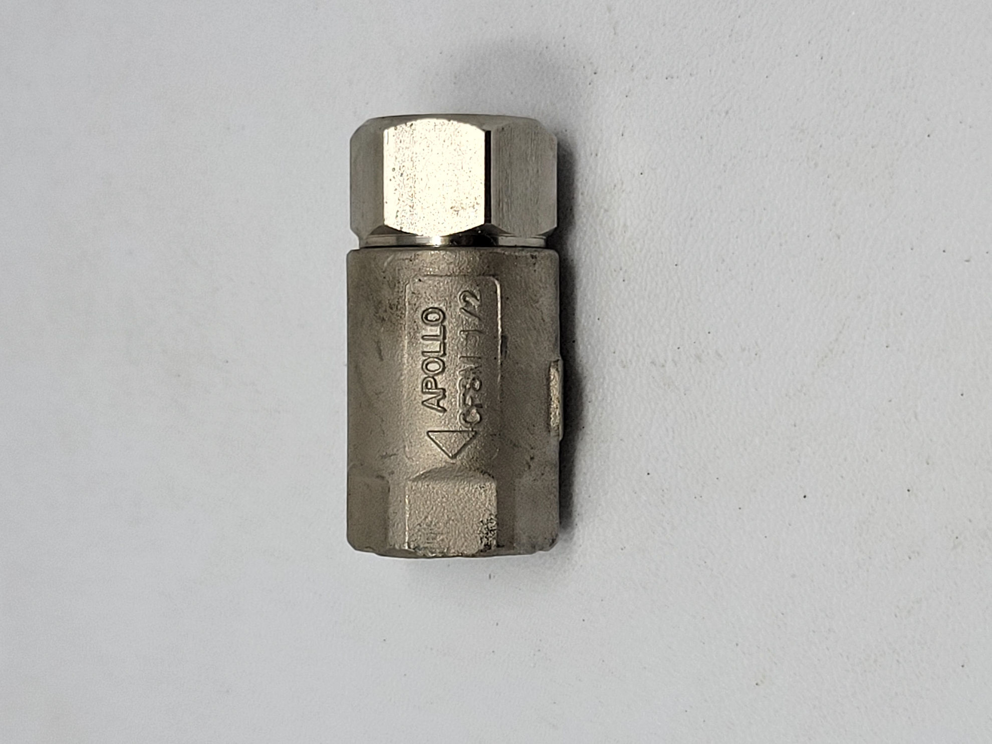 Precision Tank Parts | VALVE 1/2" MPT X FPT SS SPRING CHECK