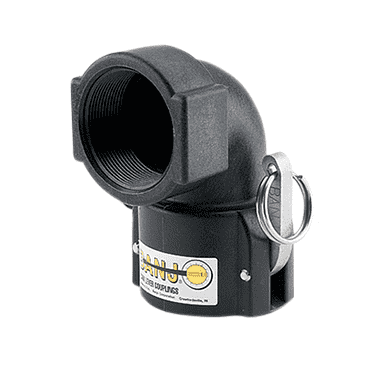 Precision Tank Parts | CAMLOCK 200D90: 2" POLY PART D 90*